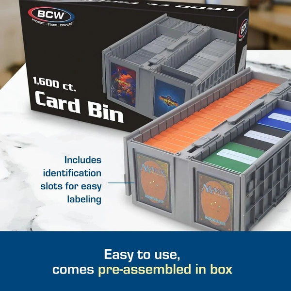 BCW Collectible Card Bin-1600 - Ace Cards Sdn Bhd