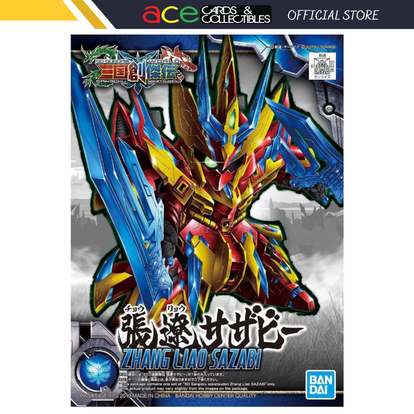 Gunpla SD Sangoku Soketsuden Sazabi "Zhang Liao" - Ace Cards Sdn Bhd