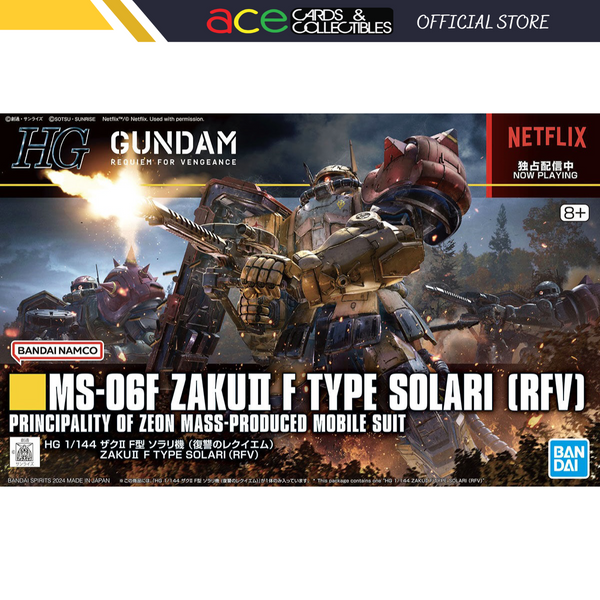 HG 1/144 MS-06F Zaku II F Type Solari (RFV) - Ace Cards Sdn Bhd