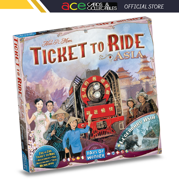 Days Of Wonder: Ticket To Ride Asia Map Collection 1 EN - Ace Cards Sdn Bhd