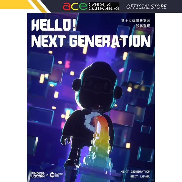 Finding Unicorn x FARMER BOB Pixel Universe Series Blind Box 10th anni ...