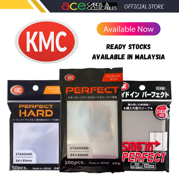 KMC Card Sleeve Barrier Clear Standard Size - Perfect Fit (K-Pop /Digi ...