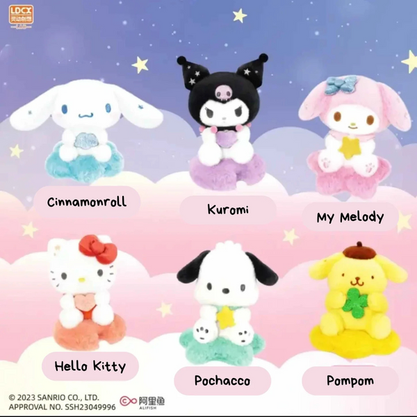 LDCX x Sanrio Characters x Starry Cloud Plush Blind Box - Ace Cards Sdn Bhd