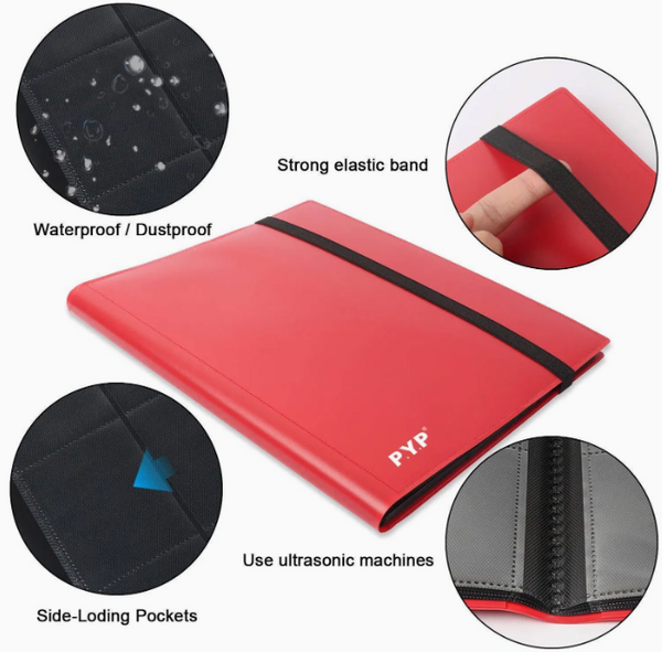PYP Trading Card Binder with Elastic Band (9-Pocket) - Ace Cards Sdn Bhd
