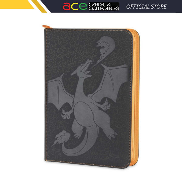 Pokémon TCG: Scorching Charizard Premium Zip Binder - Ace Cards Sdn Bhd