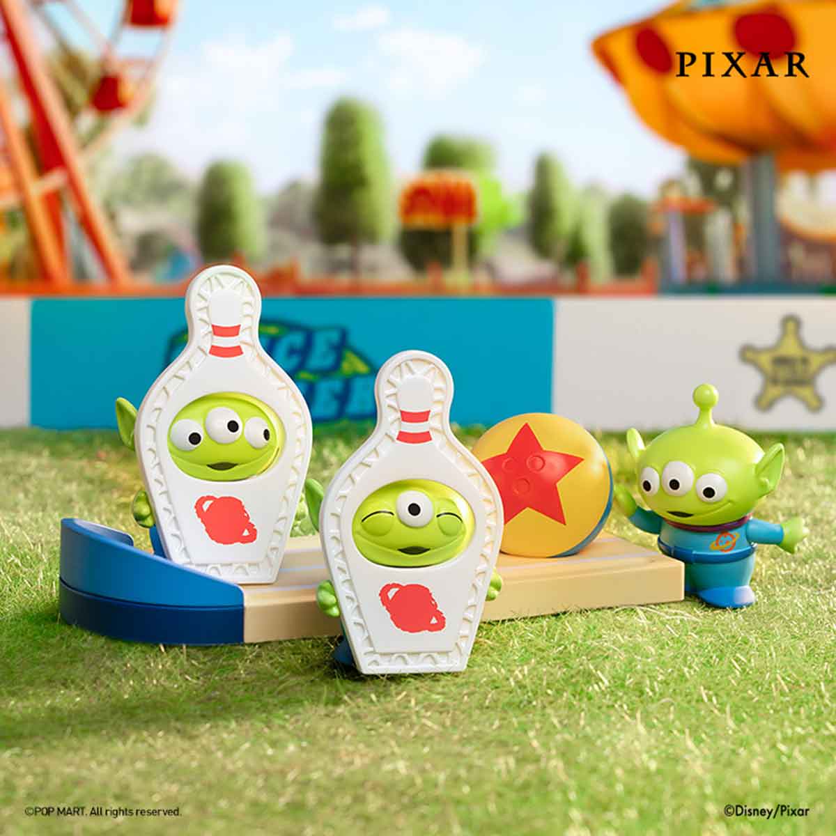 POP MART Pixar Alien Party Games Series Scene Sets - Ace Cards Sdn Bhd
