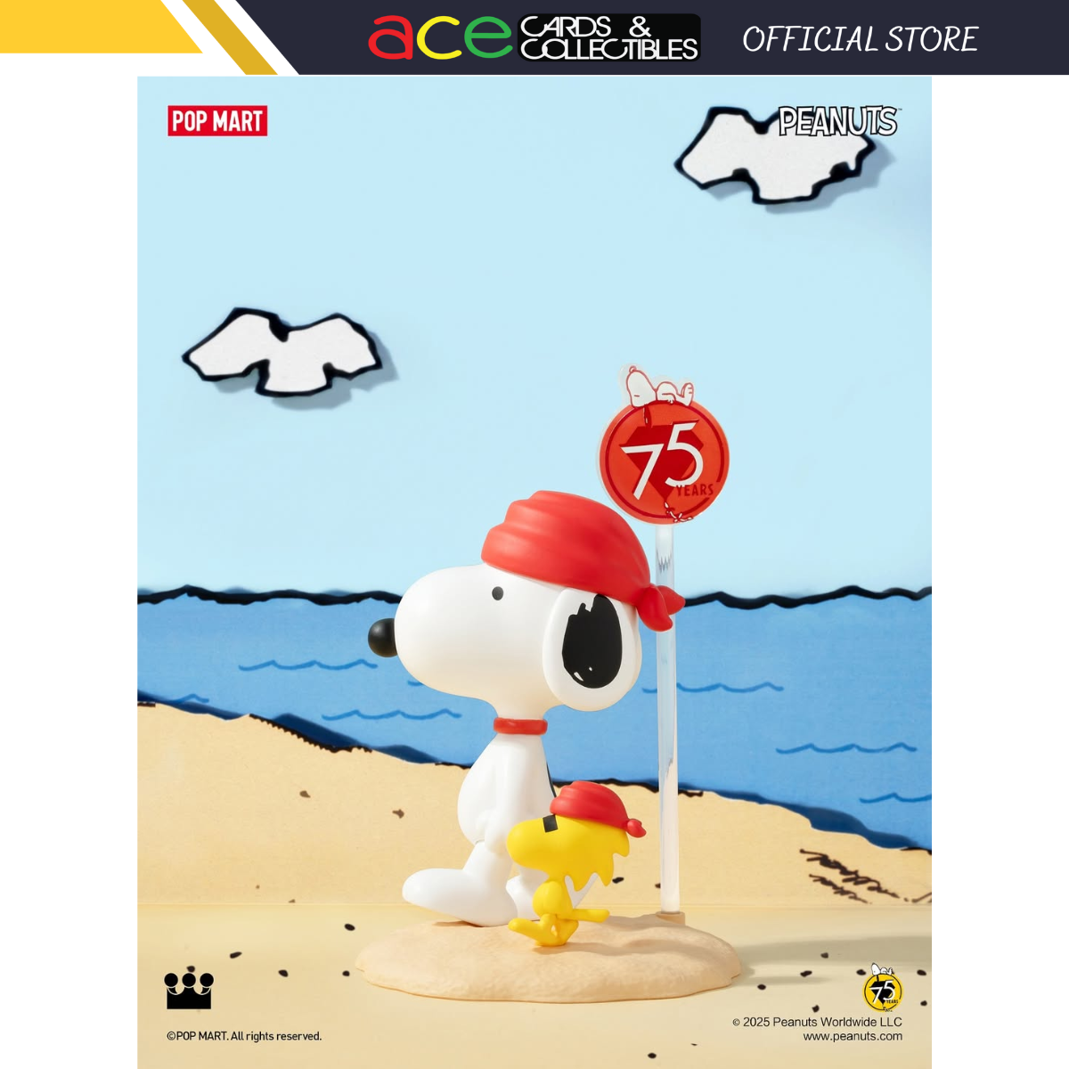 POPMART x Peanuts 75th Anniversary Snoopy Comic Life Series Figures ...