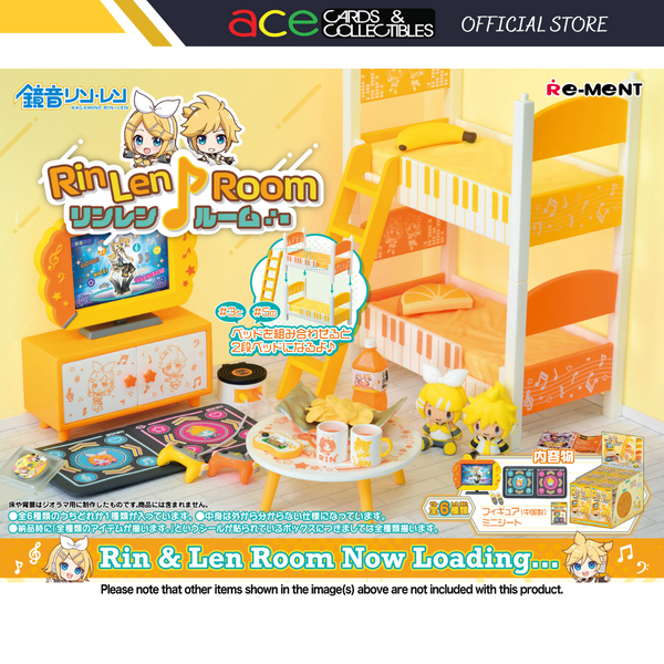 Re-Ment Hatsune Miku Rin & Len Room - Ace Cards Sdn Bhd
