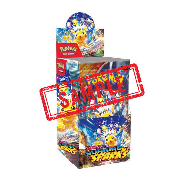 Pokémon TCG: Surging Sparks SV8 Half Booster Box - Ace Cards Sdn Bhd