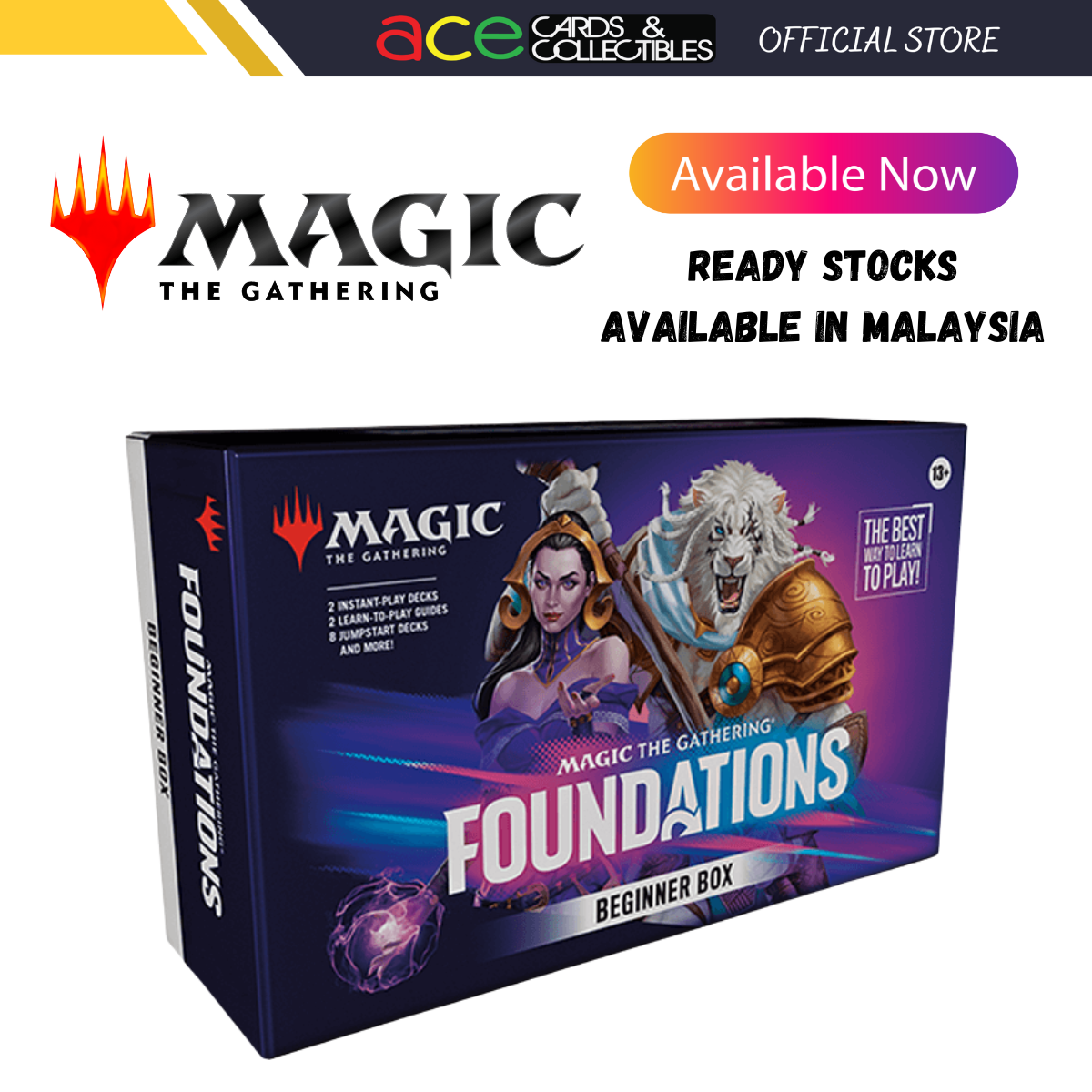 Magic: The Gathering FOUNDATIONS Beginner Box - Ace Cards Sdn Bhd