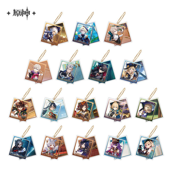 miHoYo Genshin Impact Slide Acrylic Keychain Series - Ace Cards Sdn Bhd