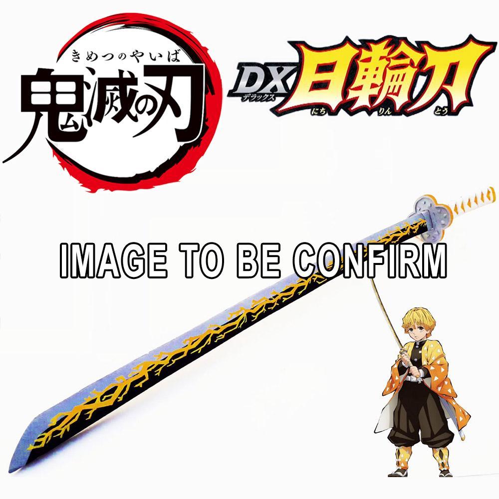 Toy Sword Bandai Demon Slayer Zenitsu Agatsuma DX Nichirin Sword ...