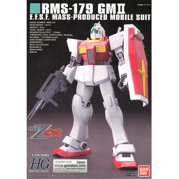 Gunpla HGUC 1/144 RMS-179 GM II - Ace Cards & Collectibles