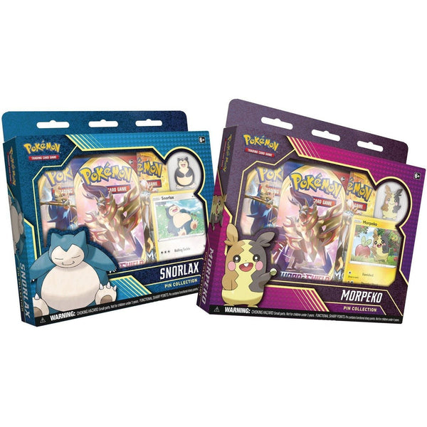 Pokémon TCG: Snorlax/Morpeko Pin Collection - Ace Cards Sdn Bhd