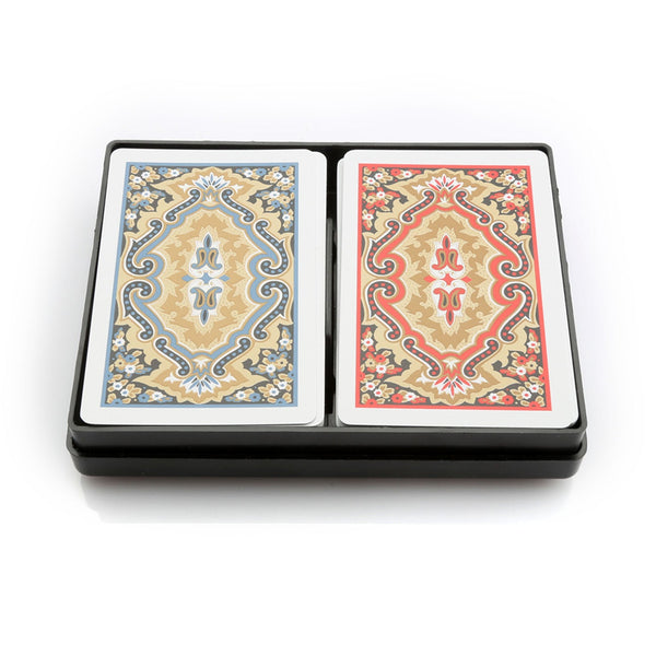 KEM Paisley (Red/Blue) - Narrow Standard Playing Cards - Ace Cards ...